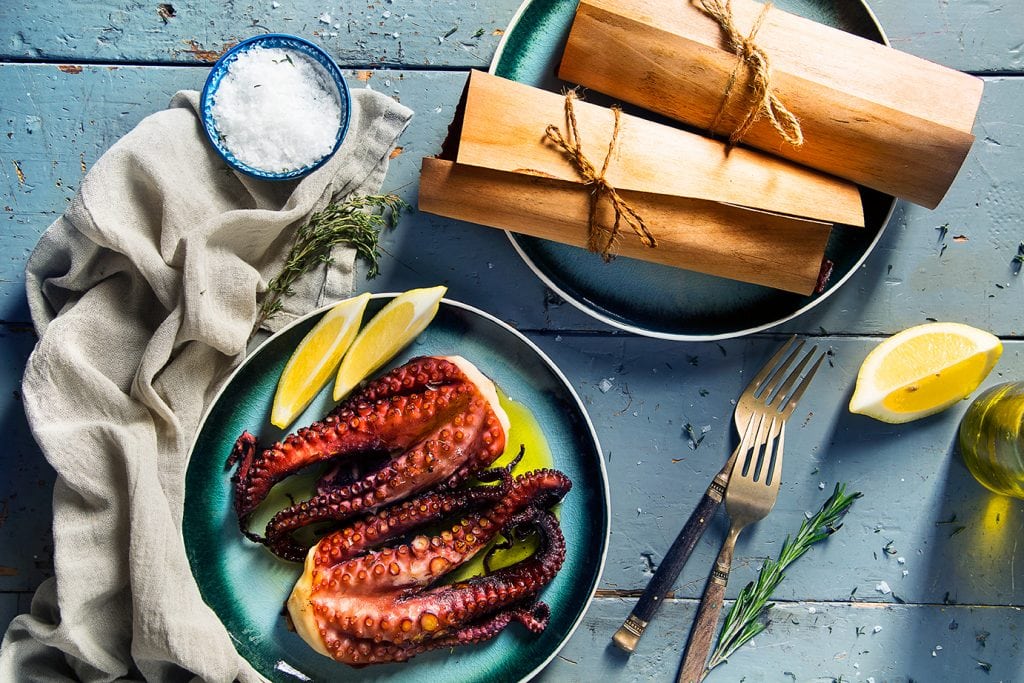 Cedar Wrapped Octopus Recipe | Wildwood Grilling