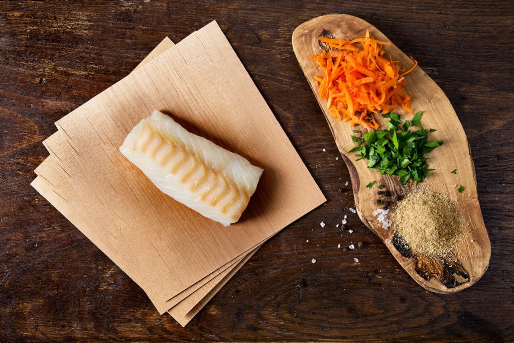 Alder Wrapped Cod Recipe | Wildwood Grilling